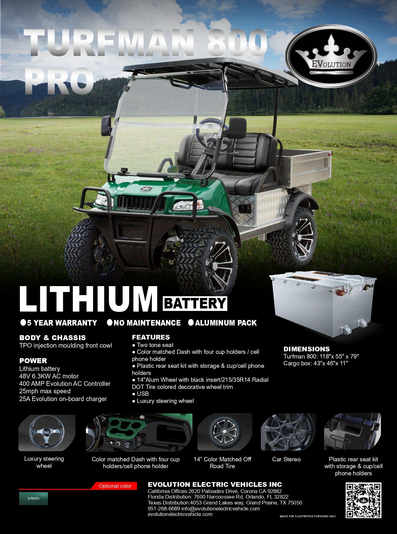 Evolution Turfman 800 – JACK'd Carts