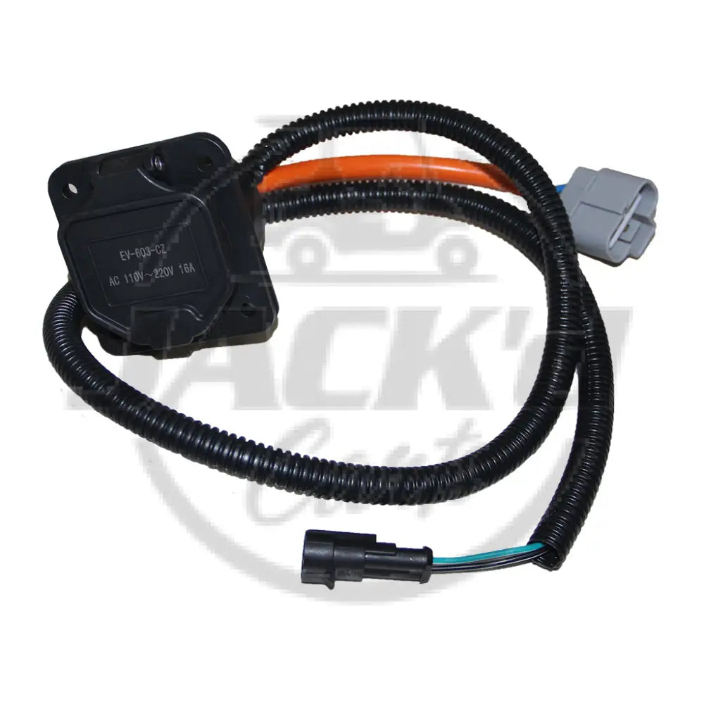 Charge Receptacle With Cable For Lithium Battery Charger – JACK'd Carts